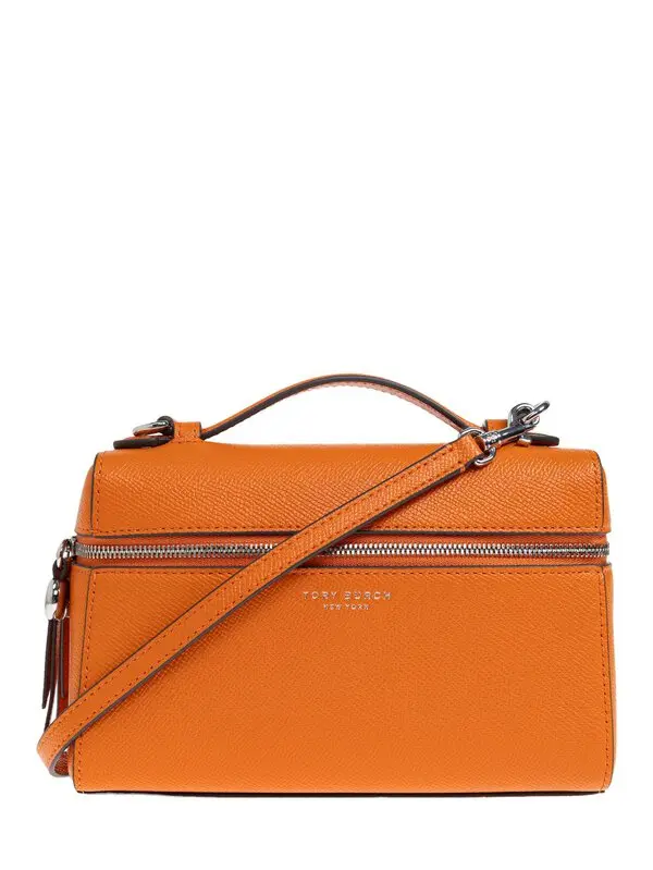 Tory Burch Saffiano Leather Handbag - Orange