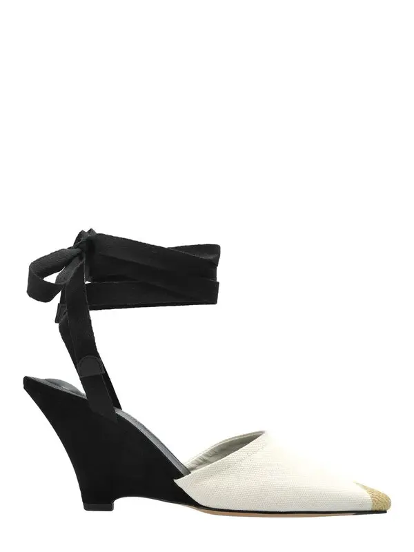 Jacquemus Wedge Heel Shoes - Cream