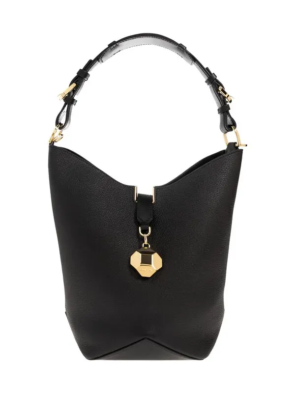 LANVIN Shoulder Bucket Bag - Black