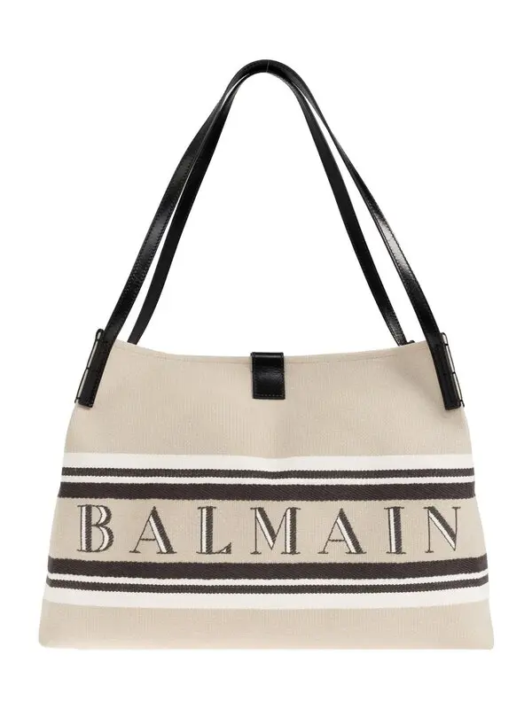 Balmain Release Medium Shopper - Cream