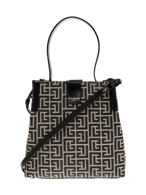 Balmain Release Hobo Bag - Black