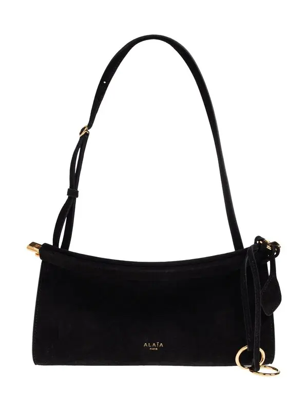 Alaïa East West Small Shoulder Bag - Black