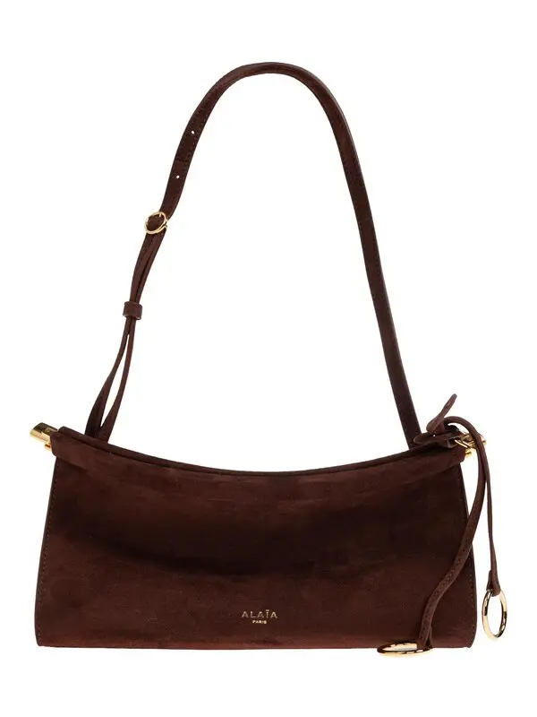 Alaïa East West Small Shoulder Bag - Brown