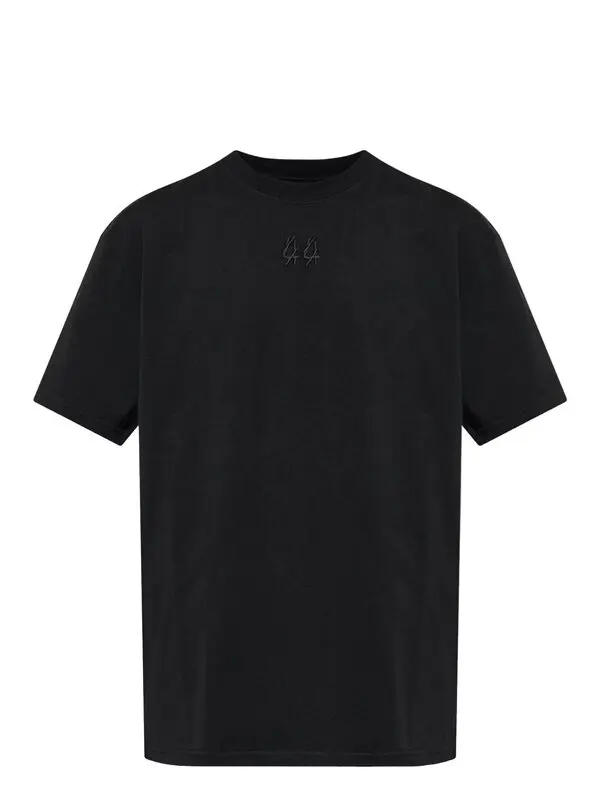 44 LABEL GROUP T-shirt With Embroidered Logo - Black
