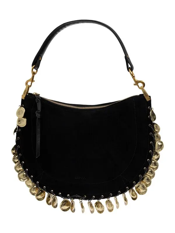 Isabel Marant Oskan Soft Shoulder Bag - Black