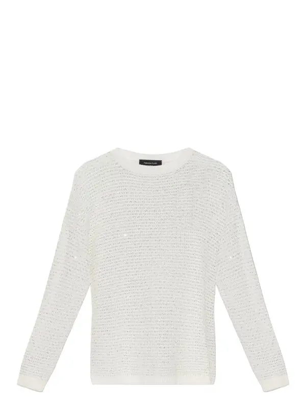 Fabiana Filippi Sweater With Sequins - White