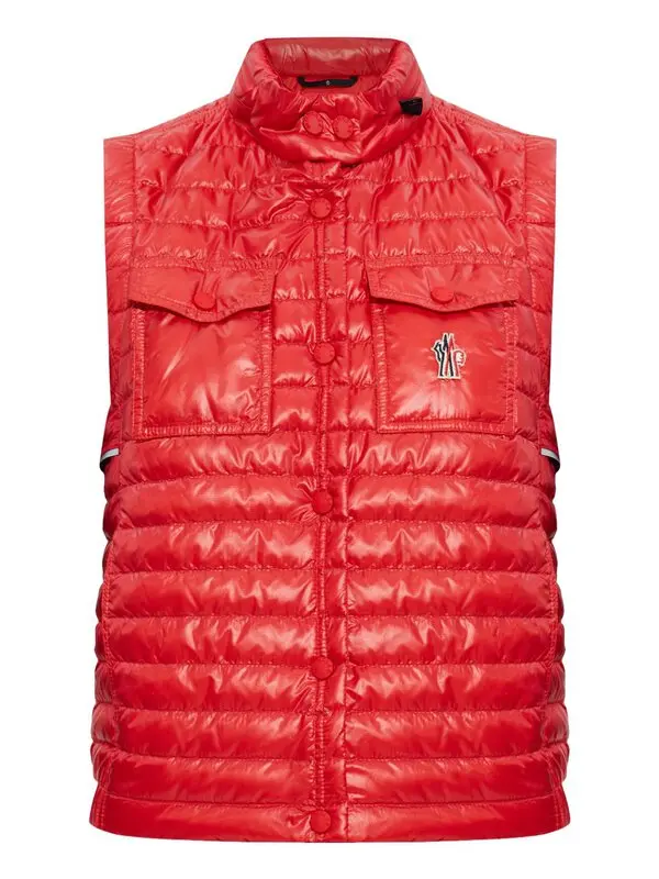 Moncler Day-namic Down Vest - Red
