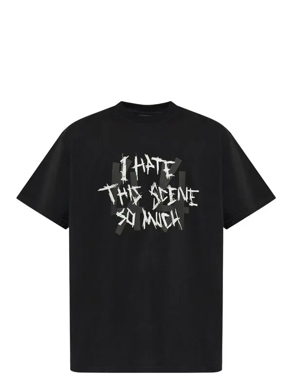 44 LABEL GROUP T-shirt With Print - Black
