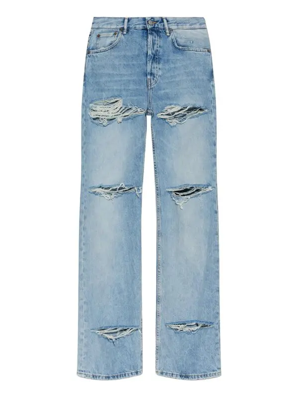 Acne Studios Vintage-effect Jeans - Blue