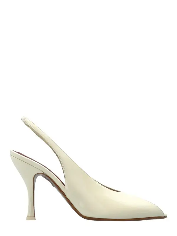 NEOUS Heeled Slingback Hamal Shoes - Cream