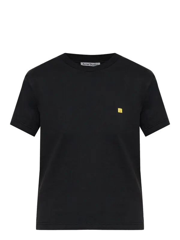 Acne Studios T-shirt With Patch - Black