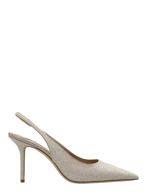 JIMMY CHOO Heeled Slingback Pumps - Gold