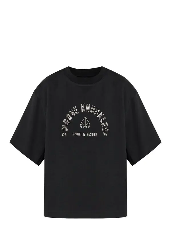 Moose Knuckles True North T-shirt - Black