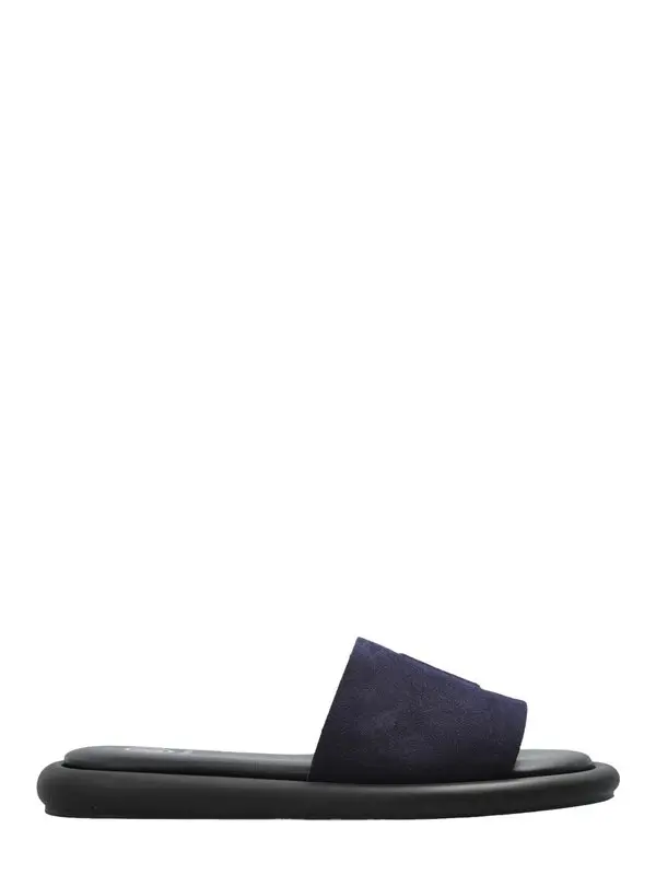 Bogner Suede 'portofino' Slides - Navy Blue
