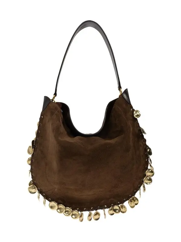Isabel Marant Oskan Hobo Shoulder Bag - Brown