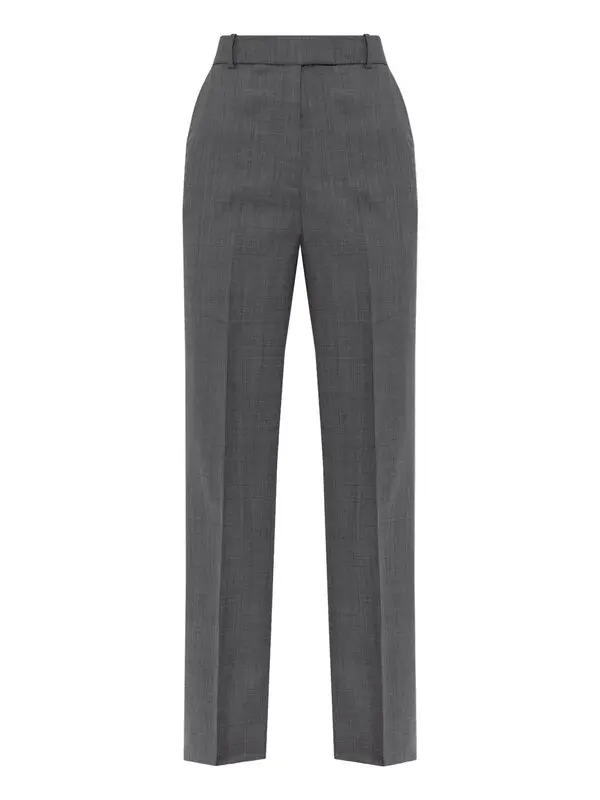 GANNI Creased Trousers - Grey