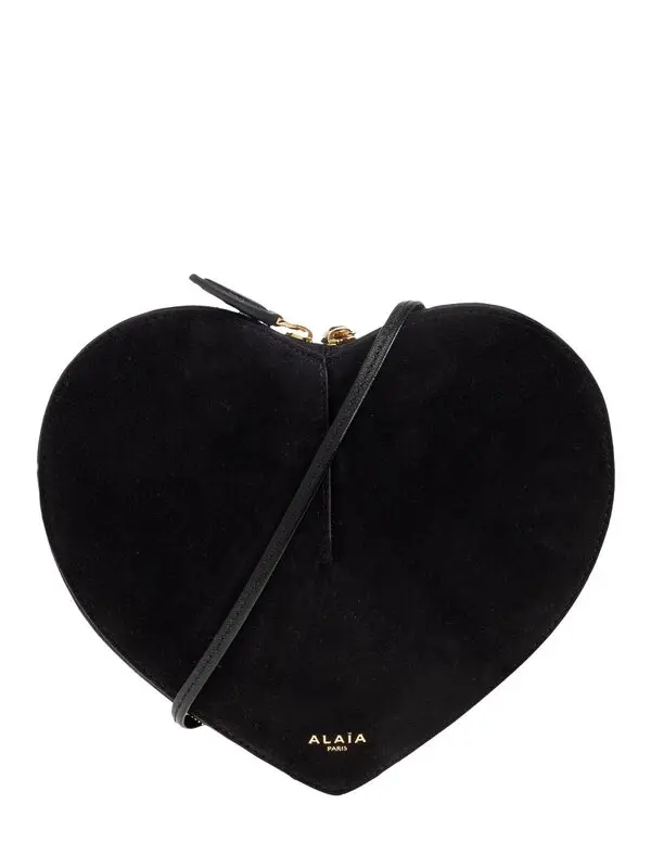 Alaïa Le Coeur Shoulder Bag - Black
