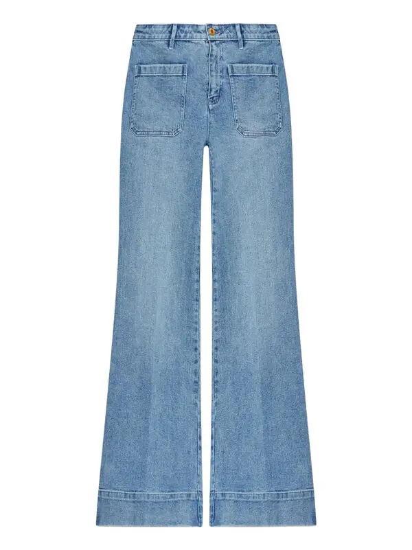 Michael Kors Flared Leg Jeans - Blue
