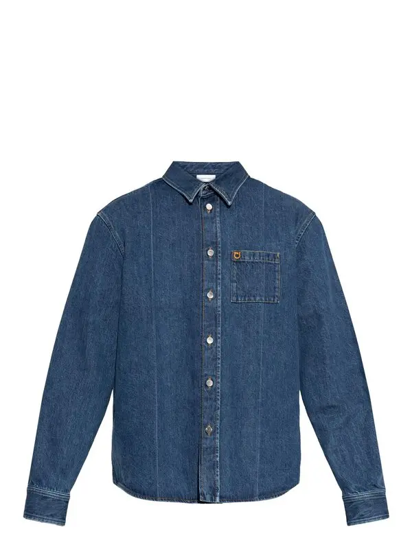 FERRAGAMO Denim Shirt - Blue