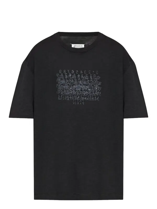 MAISON MARGIELA Oversize’ T-shirt - Black