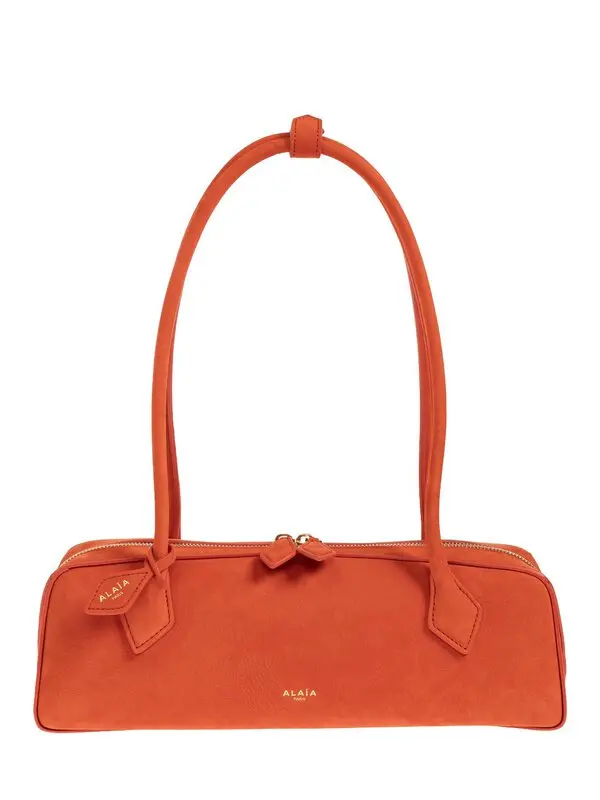 Alaïa Le Teckel Medium Satin Bag - Orange