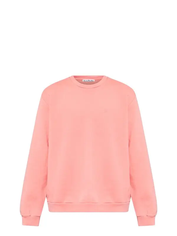 Acne Studios Sweatshirt With Patch - Pink