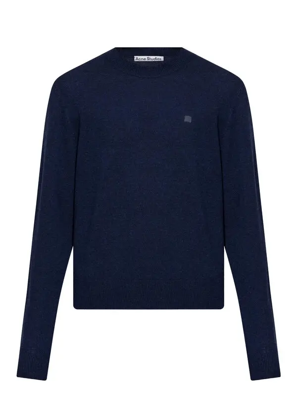 Acne Studios Wool Sweater - Navy Blue