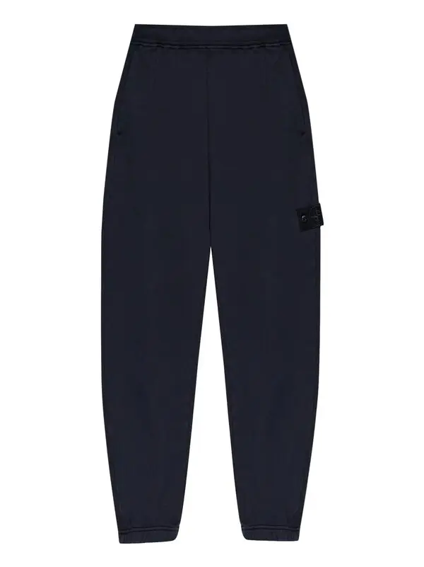 Stone Island Relaxed Tapered Leg Trousers - Navy Blue