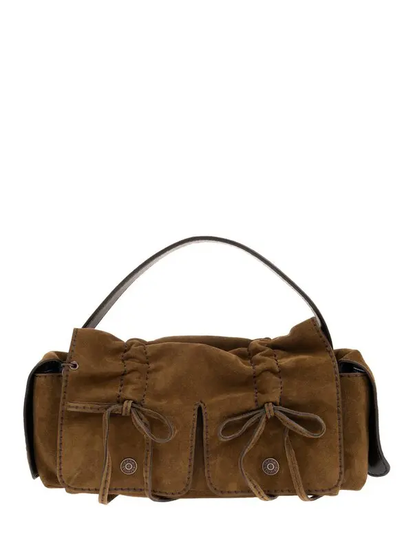 Acne Studios Suede Handbag - Brown