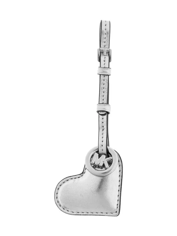 Michael Kors Keychain With Heart-shaped Pendant - Silver