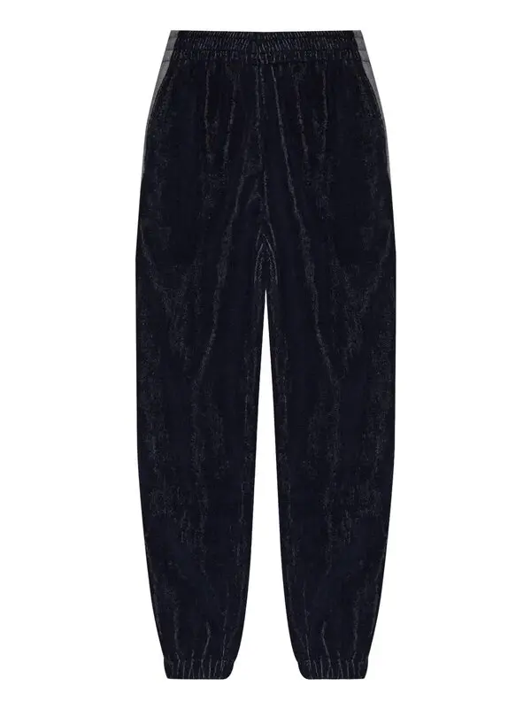 Versace Terry Cotton Trousers - Navy Blue