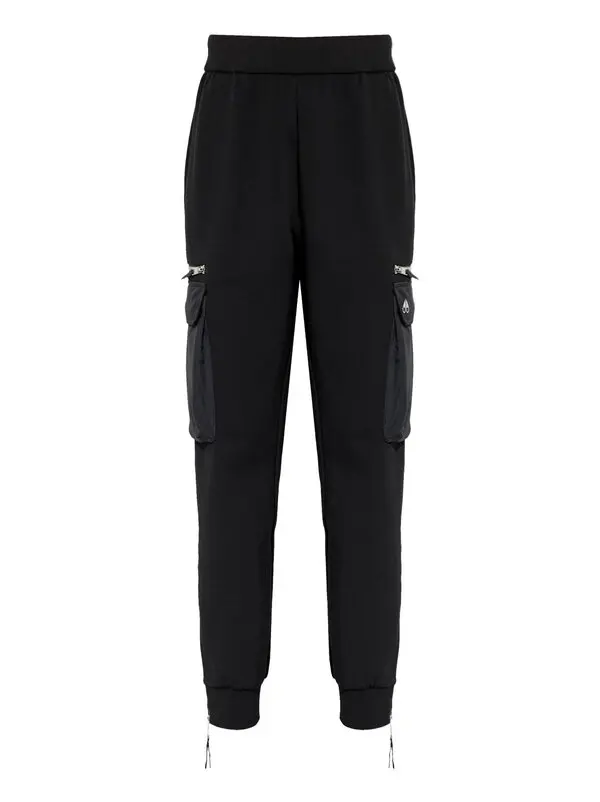 Moose Knuckles Mix Media Cargo Trousers - Black