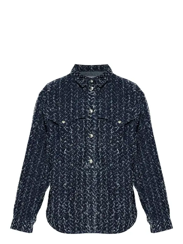 IRO PARIS Velini Jacket - Navy Blue
