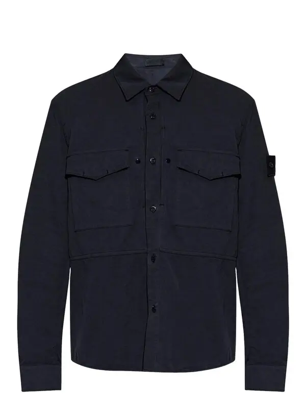 Stone Island Shirt With Pockets - Navy Blue