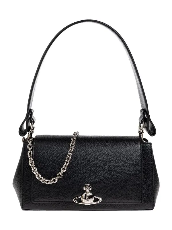 VIVIENNE WESTWOOD Hazel Medium Shoulder Bag - Black