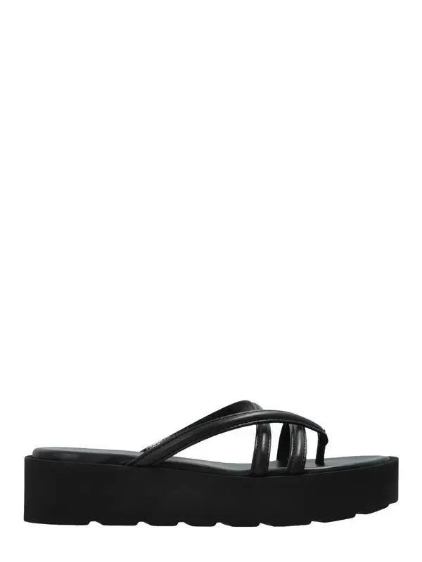 GIANVITO ROSSI Platform Slides - Black