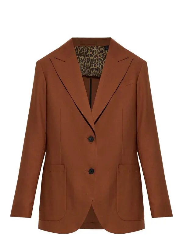 ALLSAINTS Beck Blazer - Brown