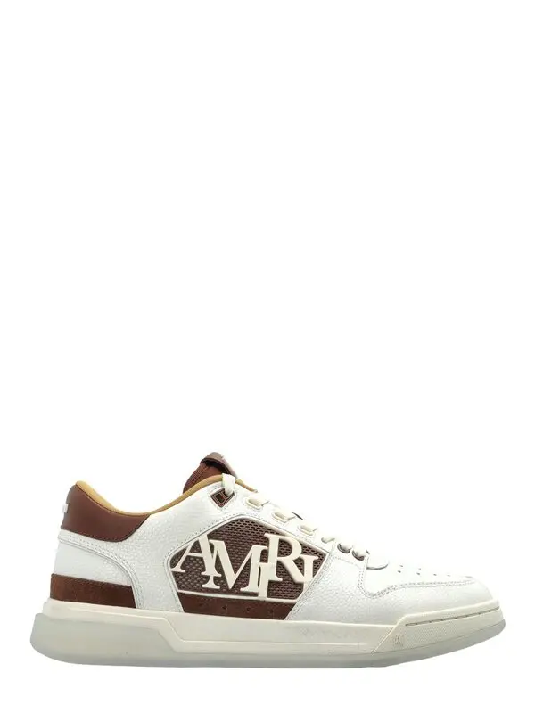 Amiri Pebbled Classic Low Sneakers - White