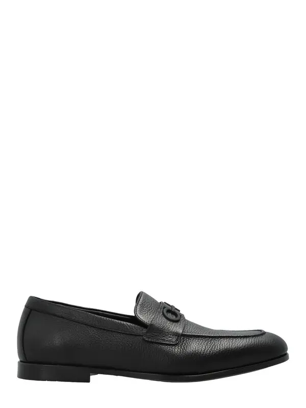 FERRAGAMO Touch Loafers - Black