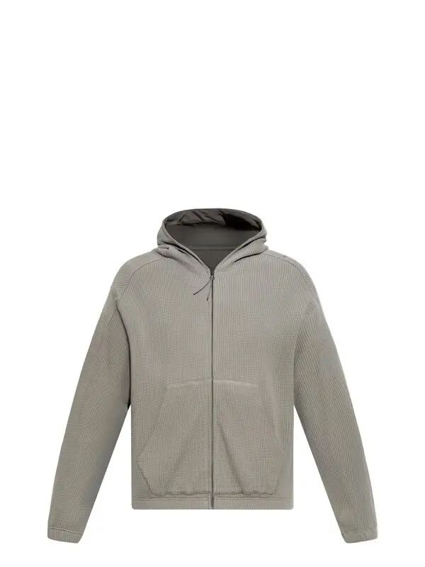 ROA Hooded Zip Up Sweatshirt - Grey