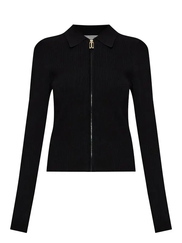 Victoria Beckham Zip-up Cardigan - Black