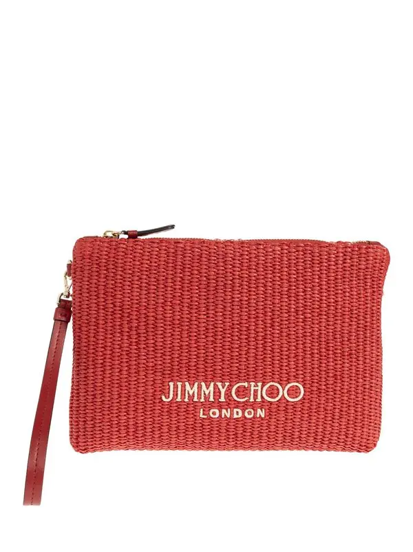 JIMMY CHOO Handbag With Logo - Red