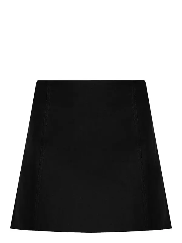Alaïa A-line Mini Skirt - Black