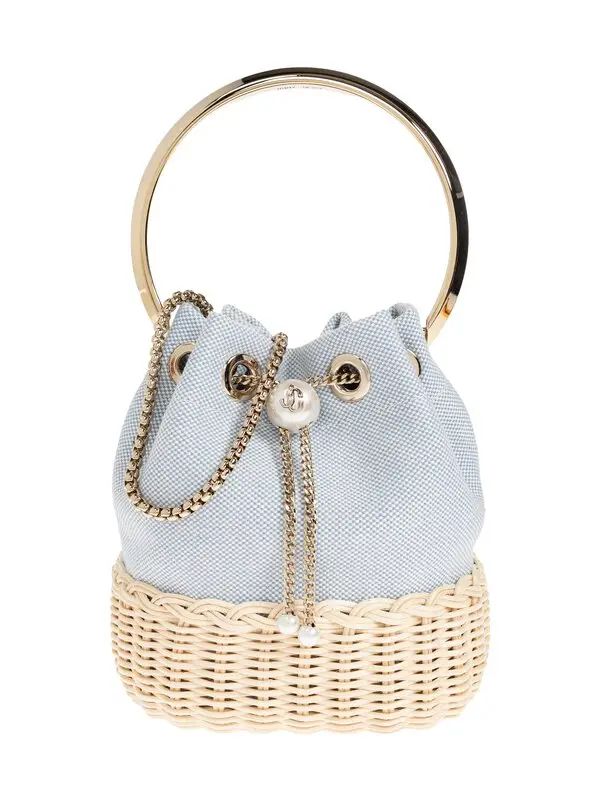 JIMMY CHOO Bon Bon’ Handheld Bag - Blue