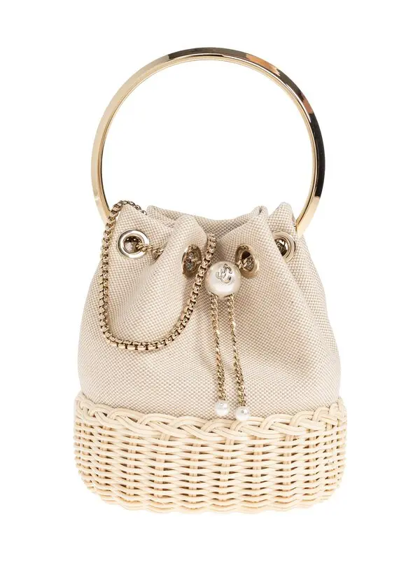 JIMMY CHOO Bon Bon’ Handbag - Cream