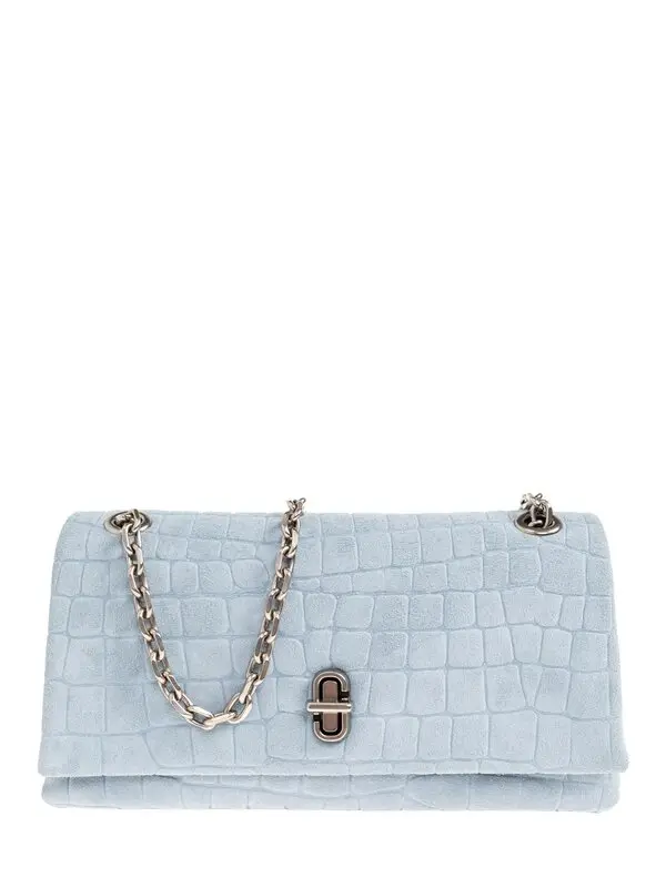 Marc Jacobs Croc Dual Mini Shoulder Bag - Light Blue