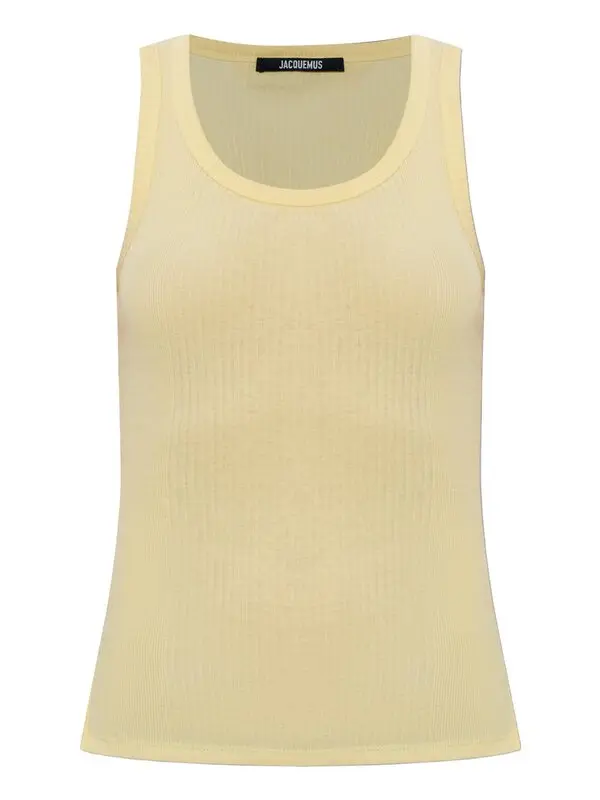 Jacquemus Rond’ Strap Top - Yellow