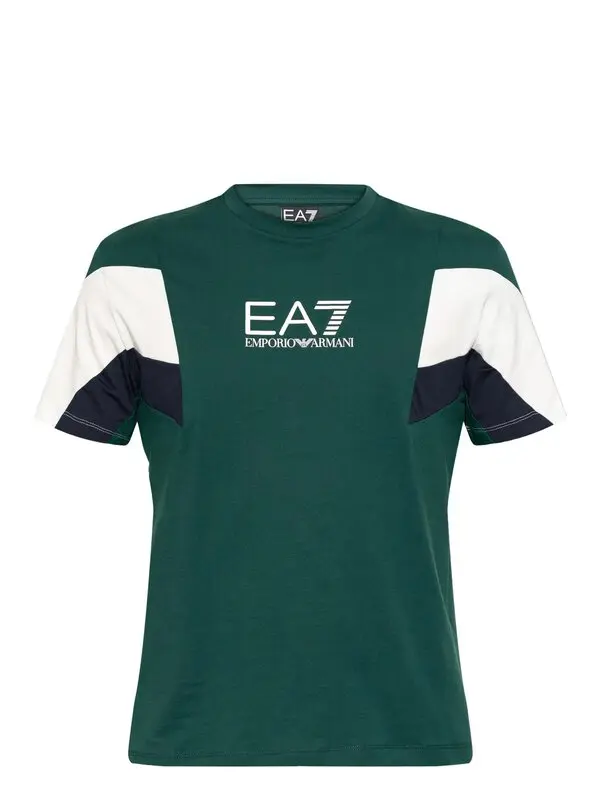 EA7 T-shirt With Logo - Green