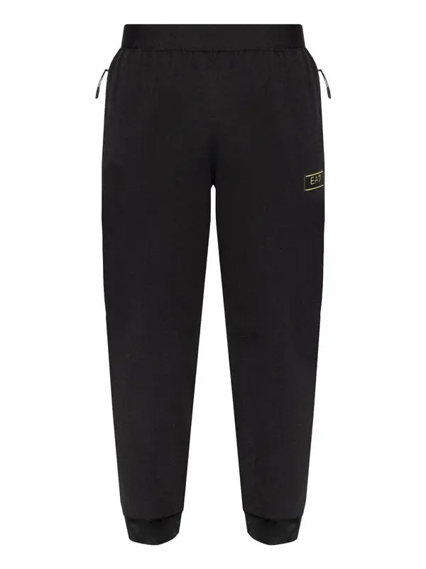EA7 Logo Trousers - Black