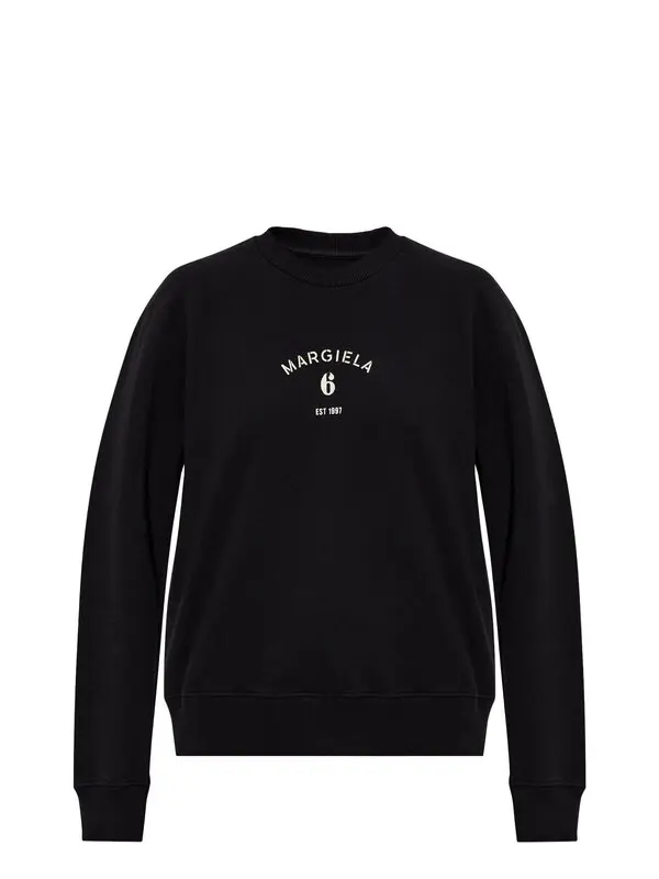 MAISON MARGIELA Logo Sweatshirt - Black